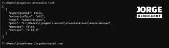 How to enable the Azure DevOps CLI extension · Jorge Bernhardt