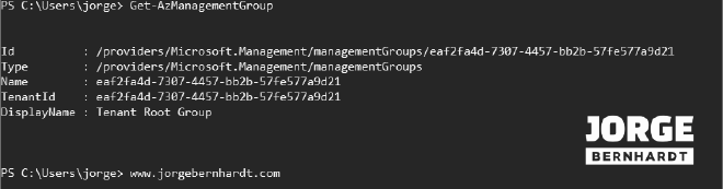 Azure Management Groups · Jorge Bernhardt