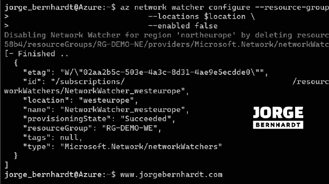 How To Enable Azure Network Watcher For Your Region · Jorge Bernhardt