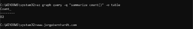 Run Azure Resource Graph queries using Azure CLI · Jorge Bernhardt