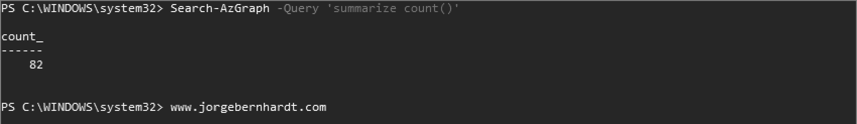 Run Azure Resource Graph Queries Using Azure Powershell · Jorge Bernhardt