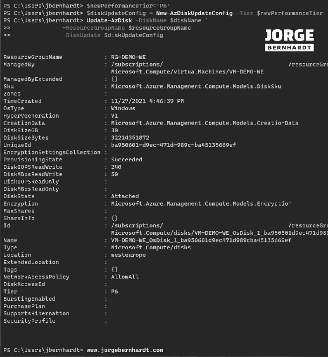 How to change Azure Premium Disk Performance tiers without downtime ... How to change Azure Premium Disk Performance tiers without downtime ...