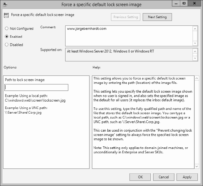 How to disable preliminary lock screen background on Windows Server ...