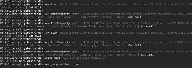 How to disable weak versions of SSL/TLS Protocols on Windows Servers ...