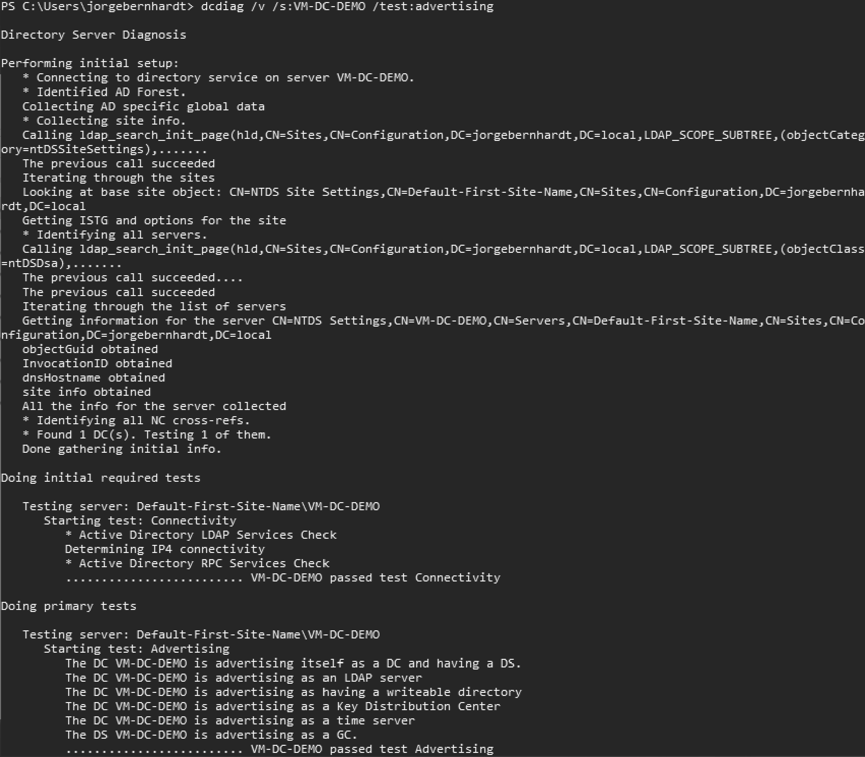 How to Collect Information from Domain Controllers · Jorge Bernhardt
