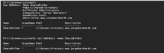 How to create a Shared Folder using PowerShell · Jorge Bernhardt
