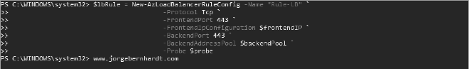 How to create an Azure Load Balancer with PowerShell · Jorge Bernhardt