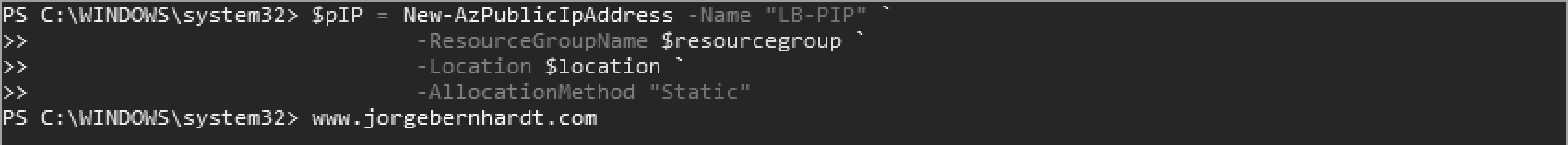 How to create an Azure Load Balancer with PowerShell · Jorge Bernhardt