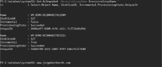 How to create snapshots for Azure managed disks · Jorge Bernhardt