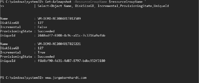 How to create snapshots for Azure managed disks · Jorge Bernhardt