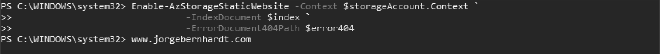 How To Host A Static Website Directly On An Azure Storage Account · Jorge Bernhardt