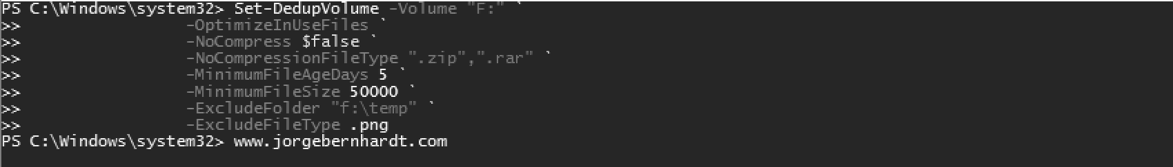 How to Implement Data Deduplication using PowerShell · Jorge Bernhardt