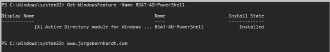 How to install the PowerShell Active Directory Module in Windows Server · Jorge Bernhardt