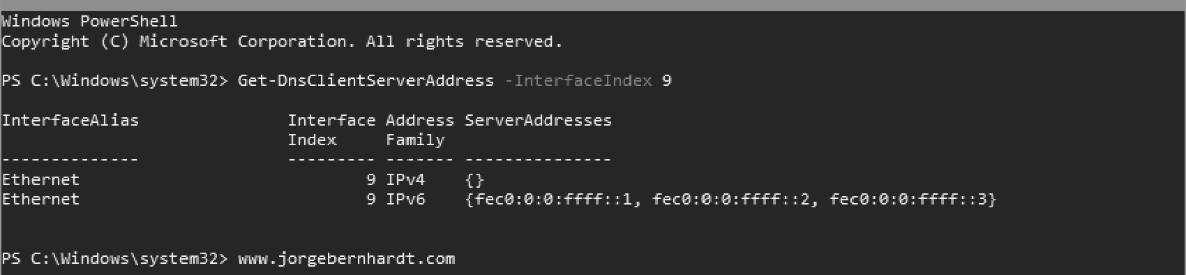 How to set primary and secondary DNS server addresses with PowerShell ...