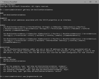 How to set primary and secondary DNS server addresses with PowerShell ...