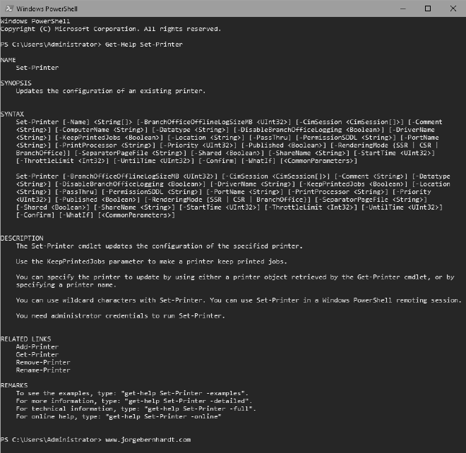 How to share a Printer with PowerShell · Jorge Bernhardt