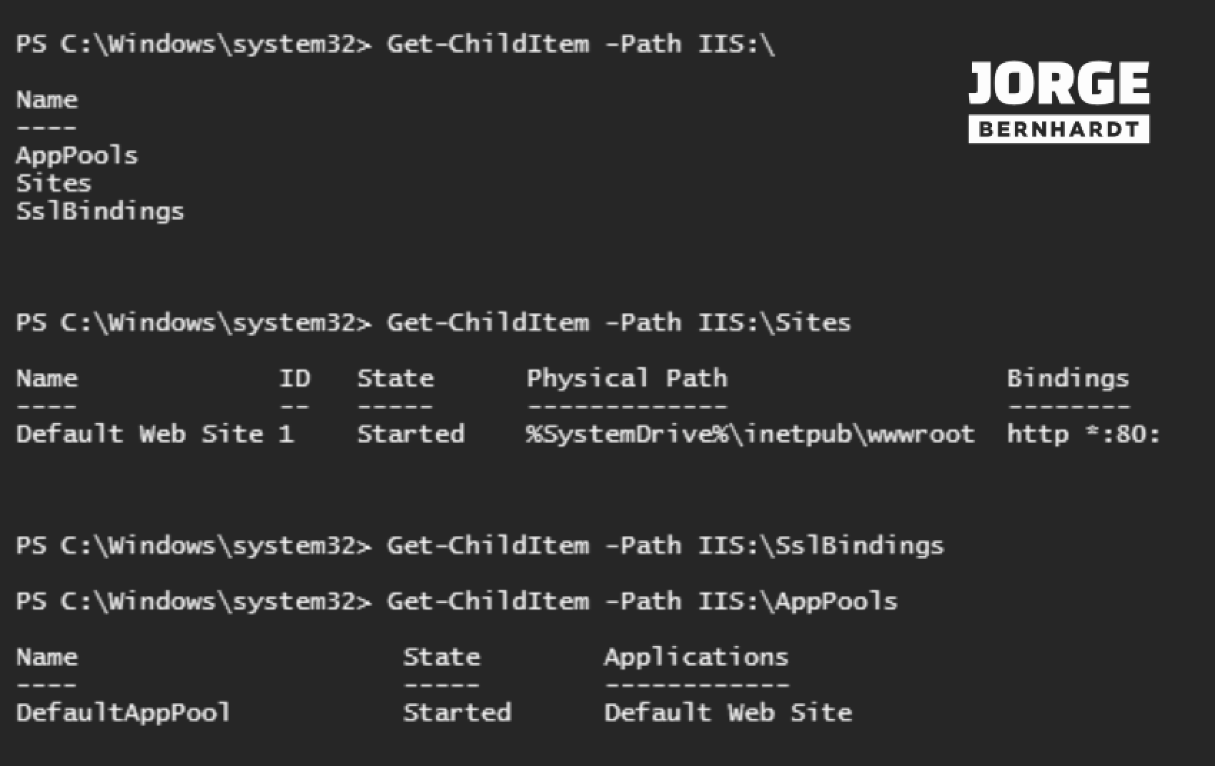 How to install IIS on Windows Server with SSL using PowerShell · Jorge ...