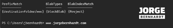 Setting Lifecycle Management Policy On Azure Storage Using Azure Powershell · Jorge Bernhardt