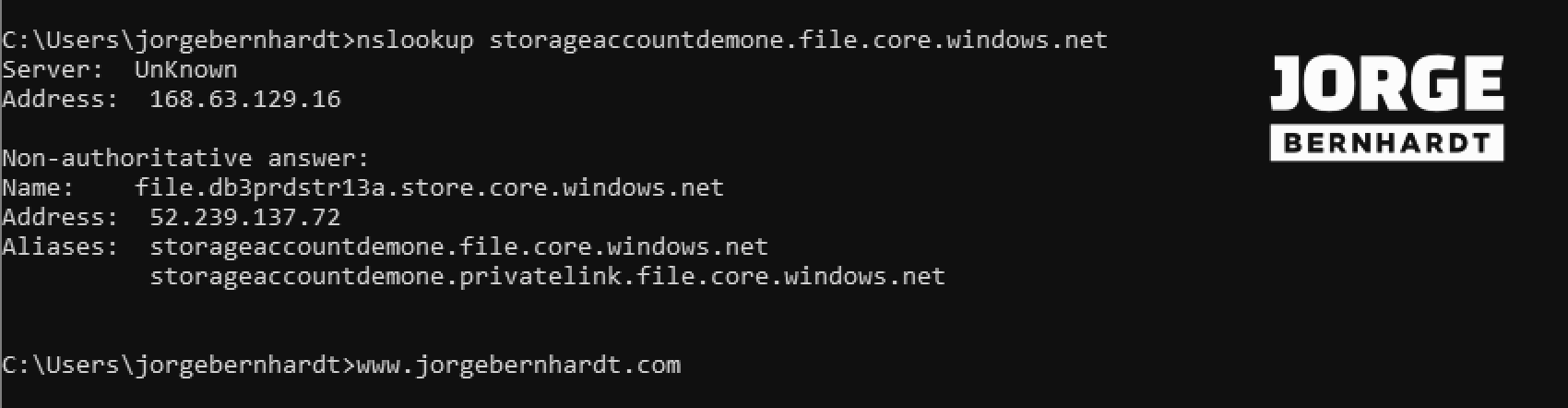Setting Private Endpoint For Azure File Share Using Azure Powershell · Jorge Bernhardt