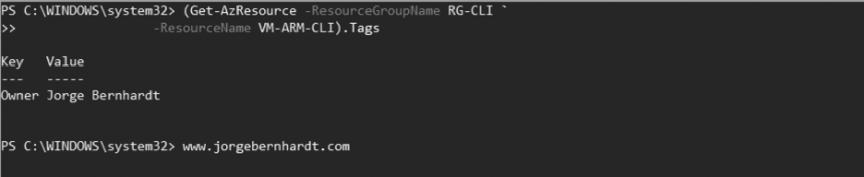 Tag Azure Resources using Az PowerShell cmdlets · Jorge Bernhardt