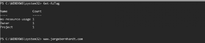 Tag Azure Resources using Az PowerShell cmdlets · Jorge Bernhardt