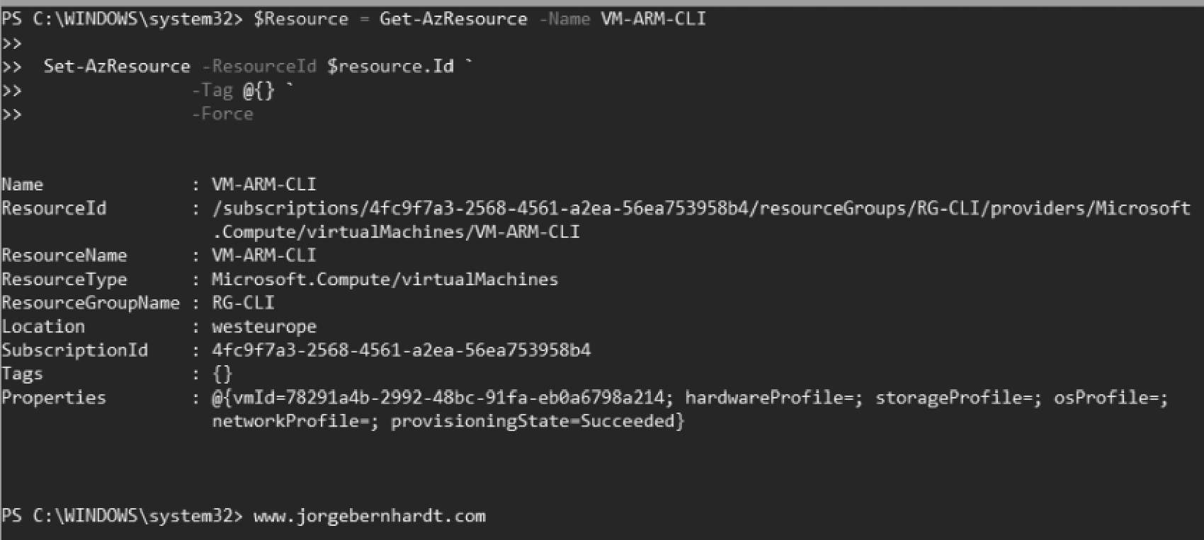 Tag Azure Resources using Az PowerShell cmdlets · Jorge Bernhardt
