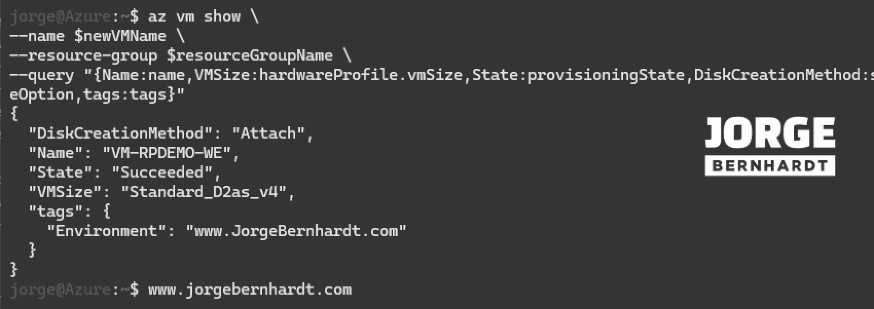 Creating Restore Points for Azure VMs using Azure CLI · Jorge Bernhardt
